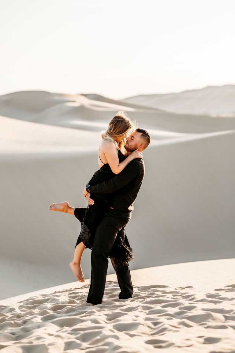 Jen & Trevor | Surprise Imperial Sand Dunes Proposal | California ...