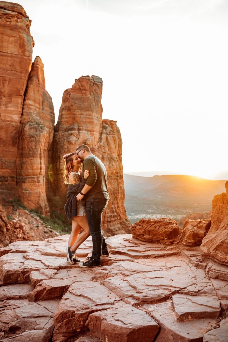 Emily & Wilson | Cathedral Rock | Sedona Couples Photographer ...